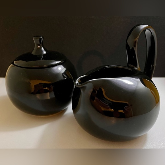 Chantal | Kitchen | Chantal Sugar Creamer 2 Pc Black Set | Poshmark